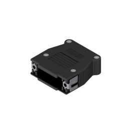 D-Sub Haube 15pol. SnapLock plastic black