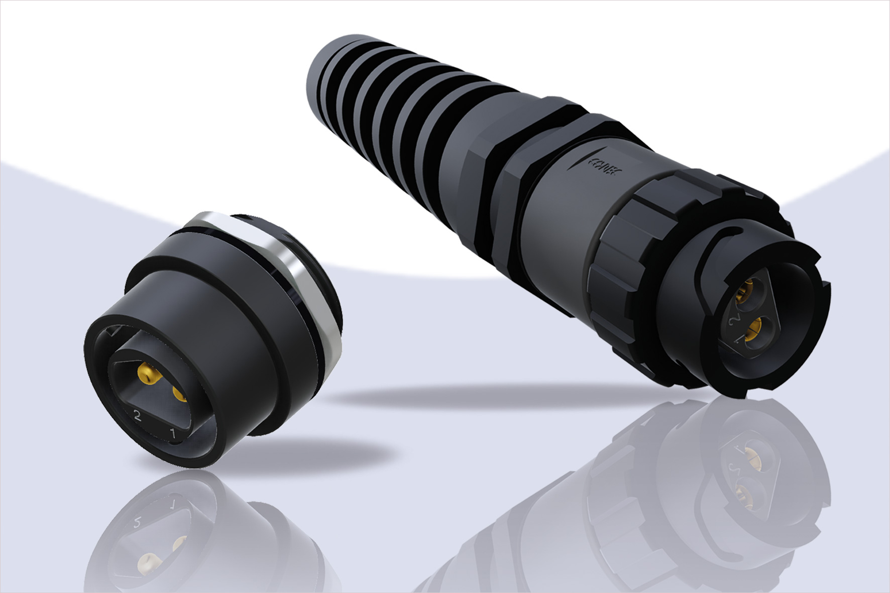 CONEC IP67 Power Bayonet Connectors - CONEC